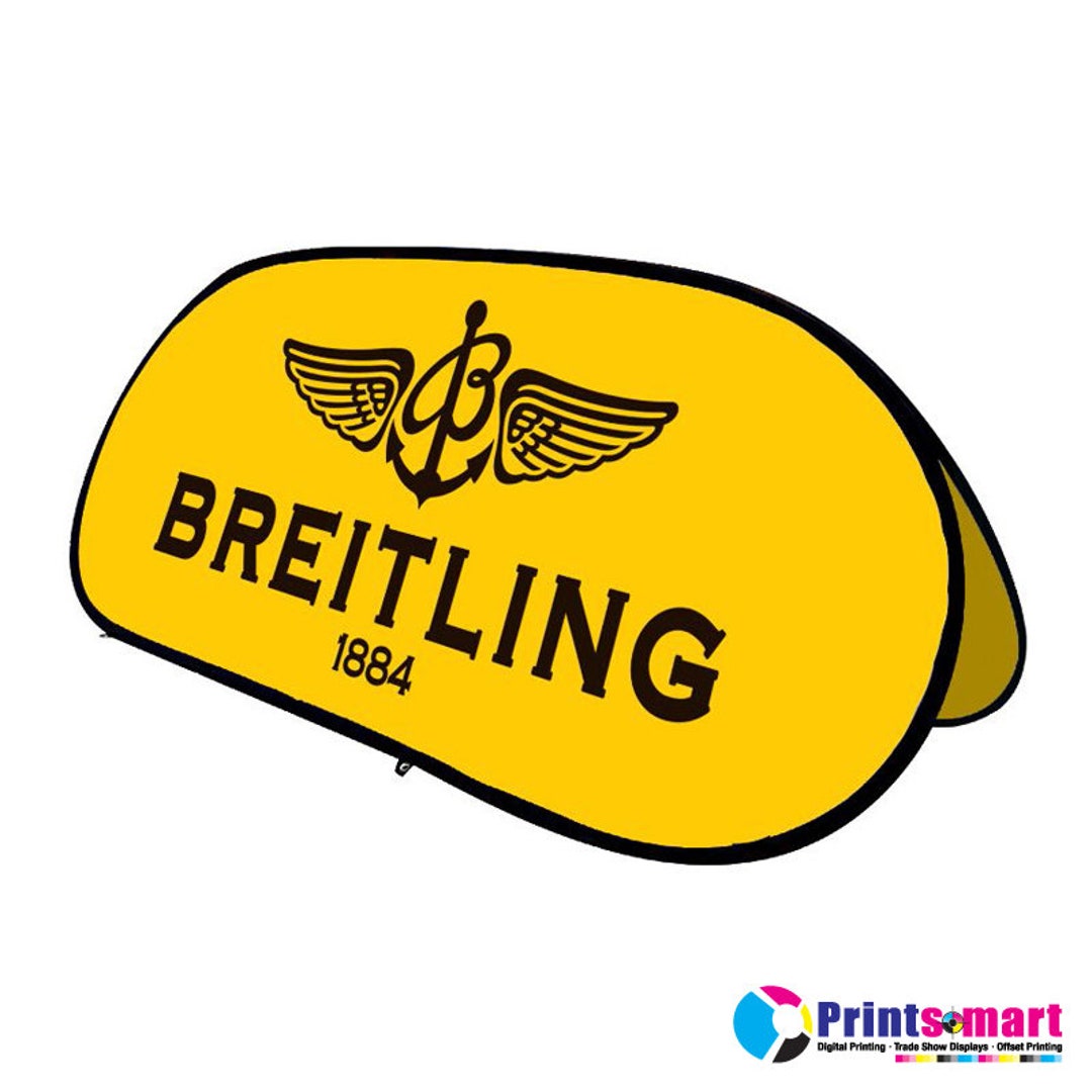 Pop up A-frame Banner (bean Shape) Sports Field Banners School Banners ...