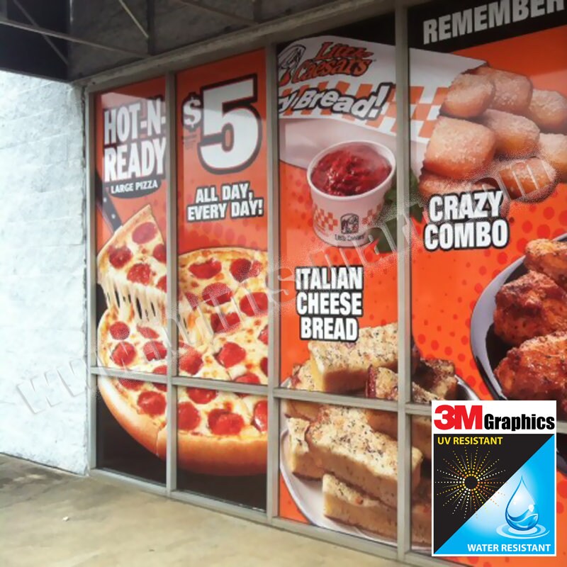 3M Sticker Printing Full Color Custom Printing Window Stickers Wall ...