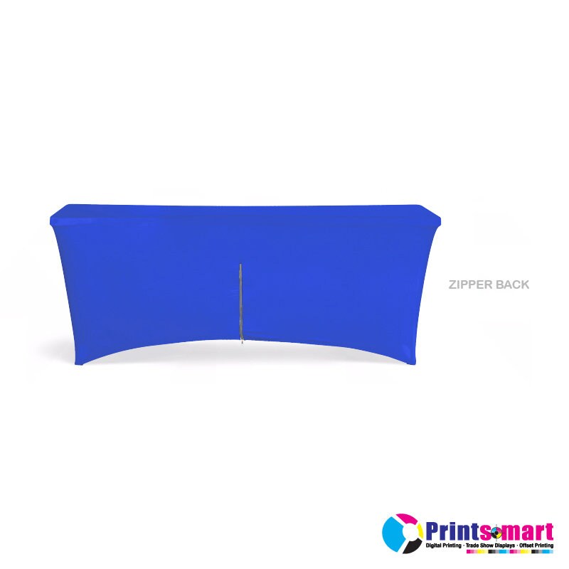 8ft Personalized Stretch Table Cover Full Color Custom Printing Table ...