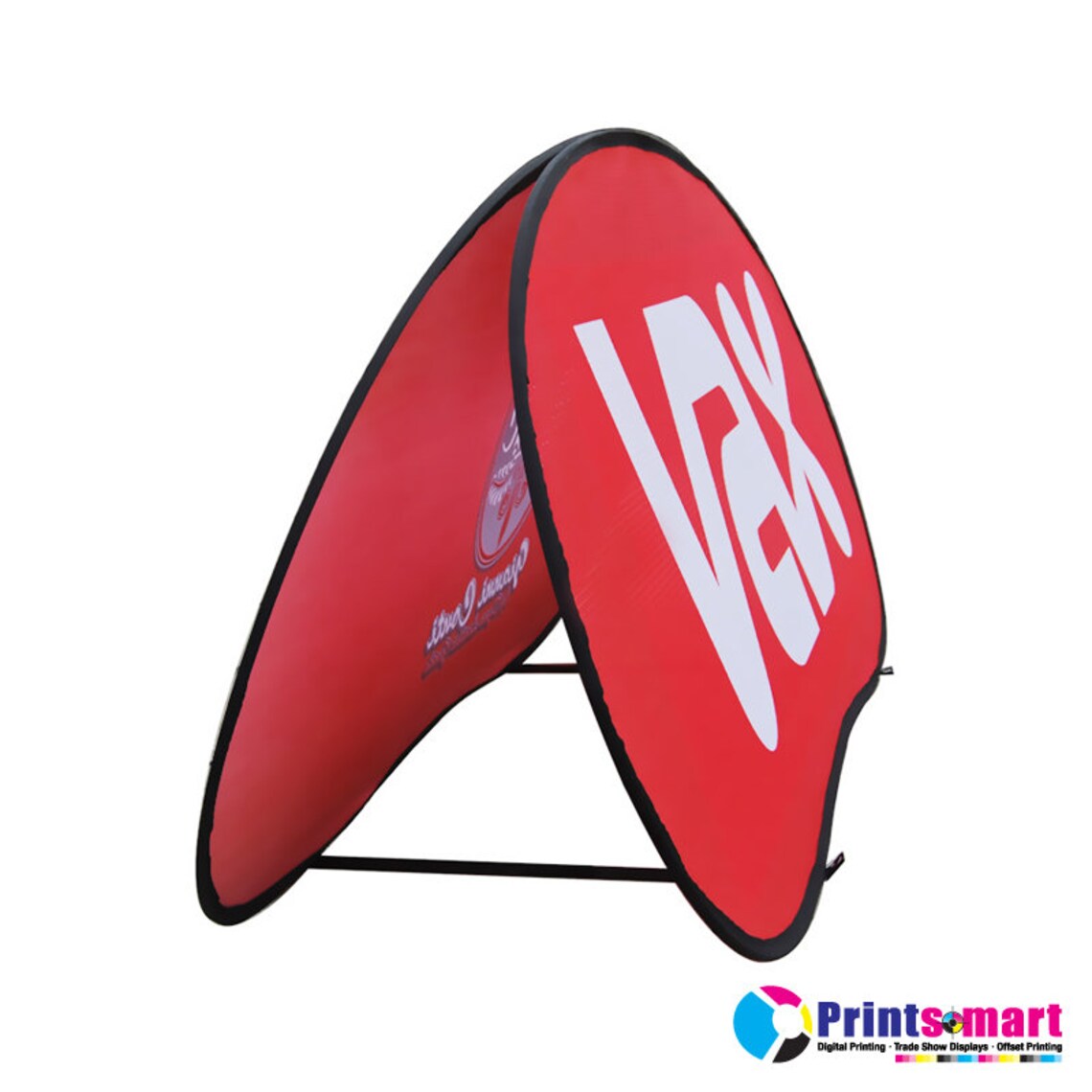 Pop up A-frame Banner (bean Shape) Sports Field Banners School Banners ...