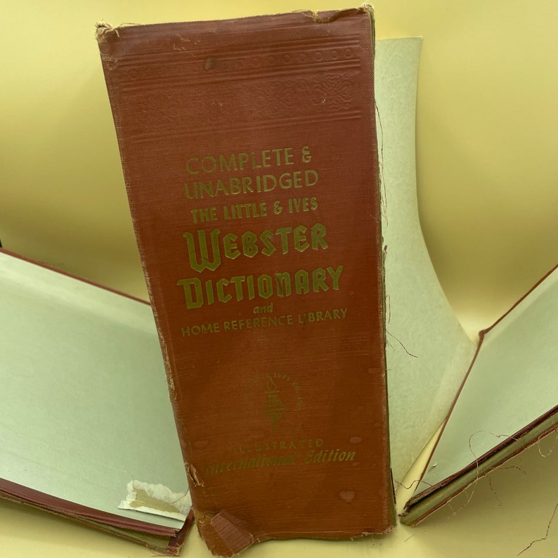 The Little and Ives Webster Dictionary and Home Reference Library ...