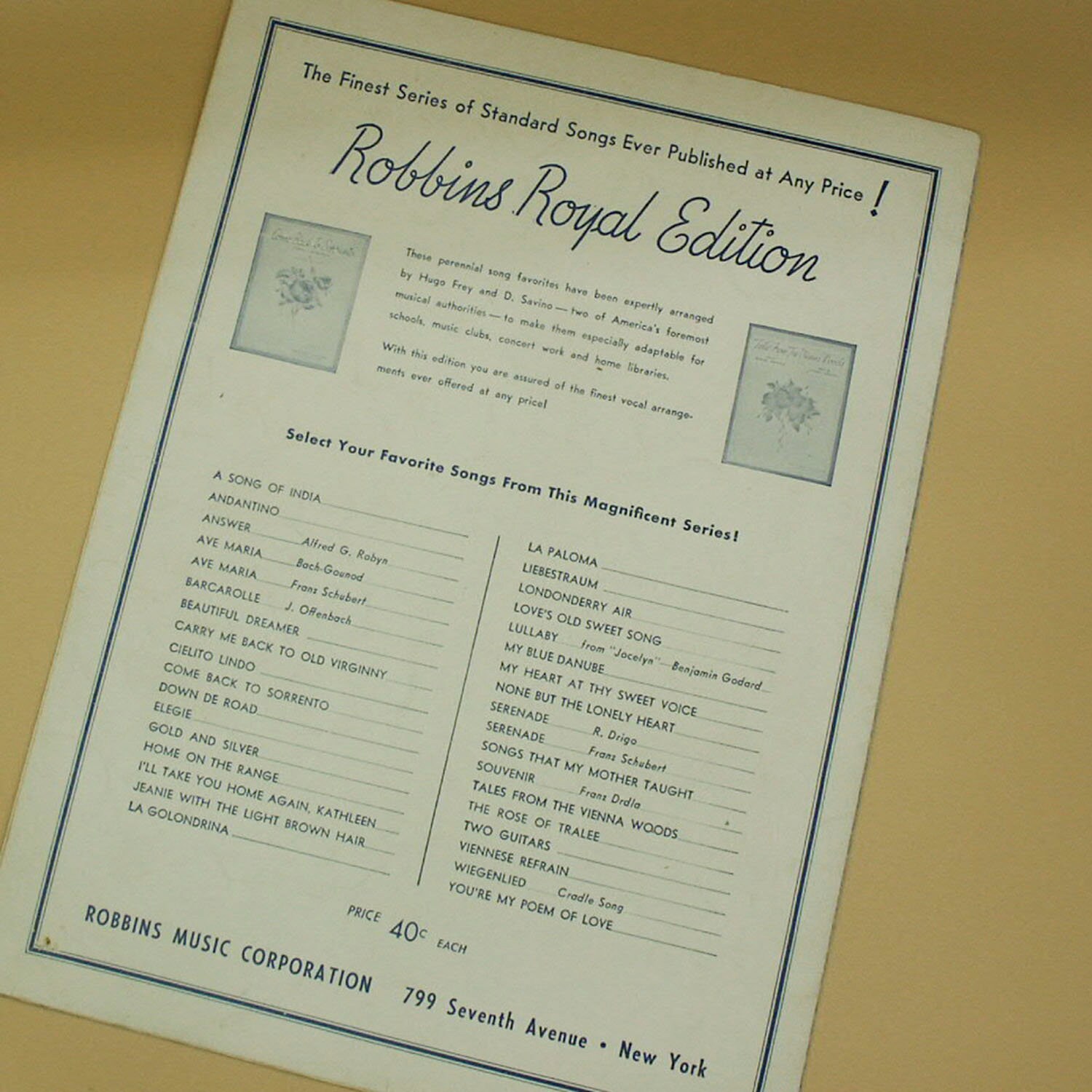 Sheet Music Ephemera Collection of 4 From 1940's American - Etsy