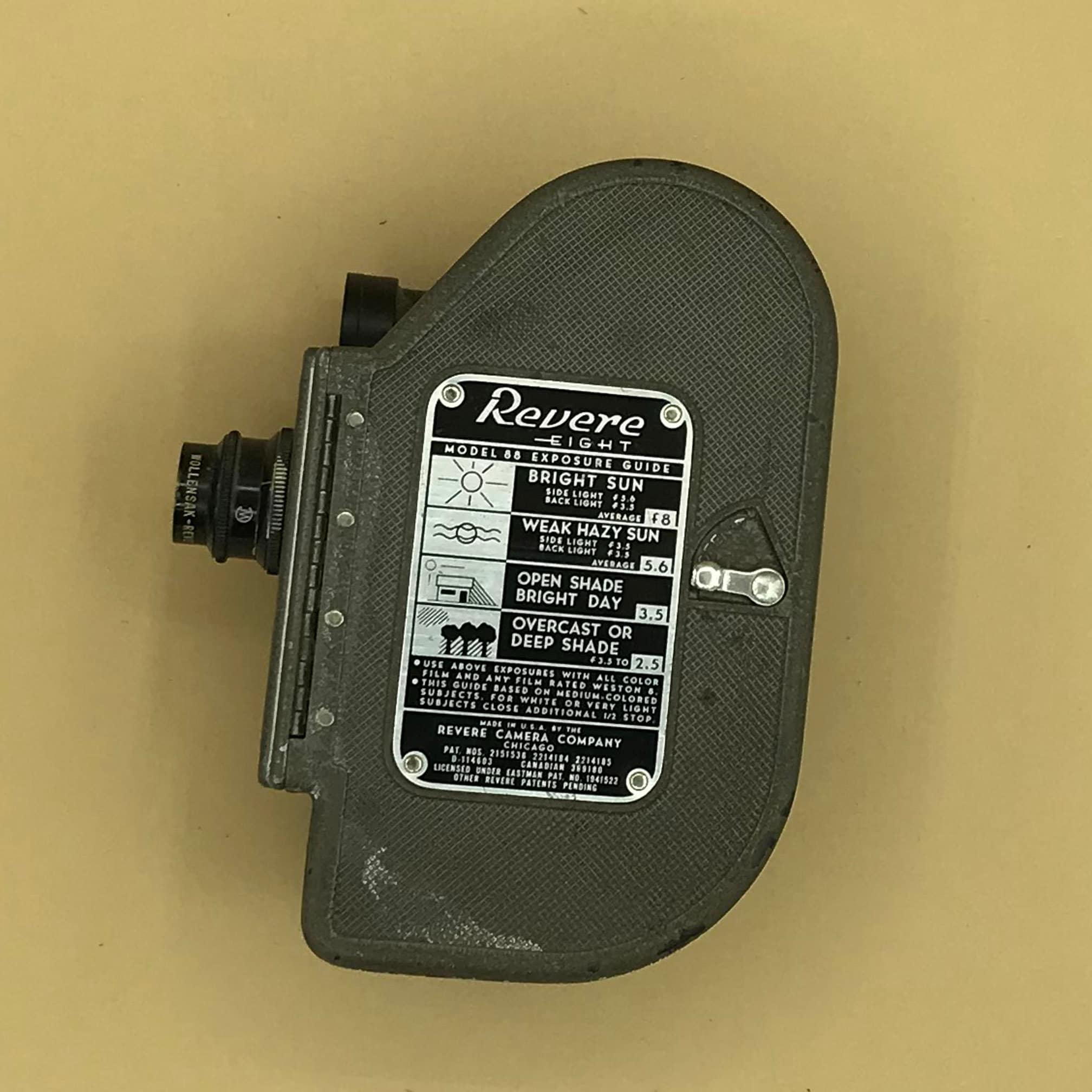 Vintage Revere Model 88 Movie Camera - Etsy