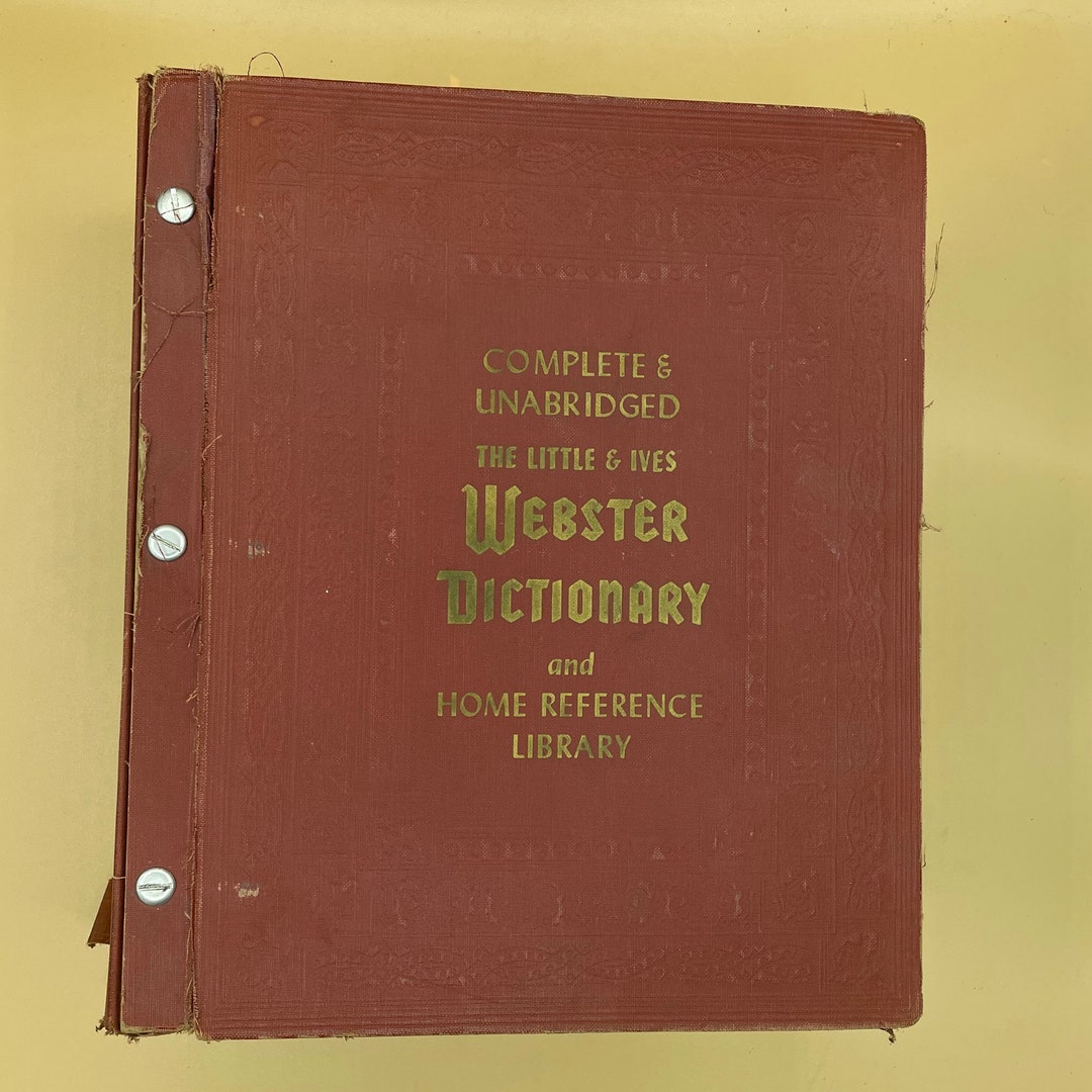 The Little and Ives Webster Dictionary and Home Reference Library ...