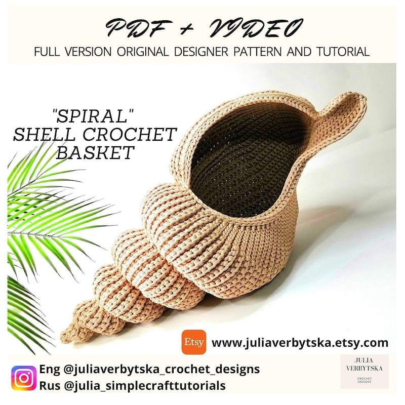 Crochet Sea Shell - Etsy