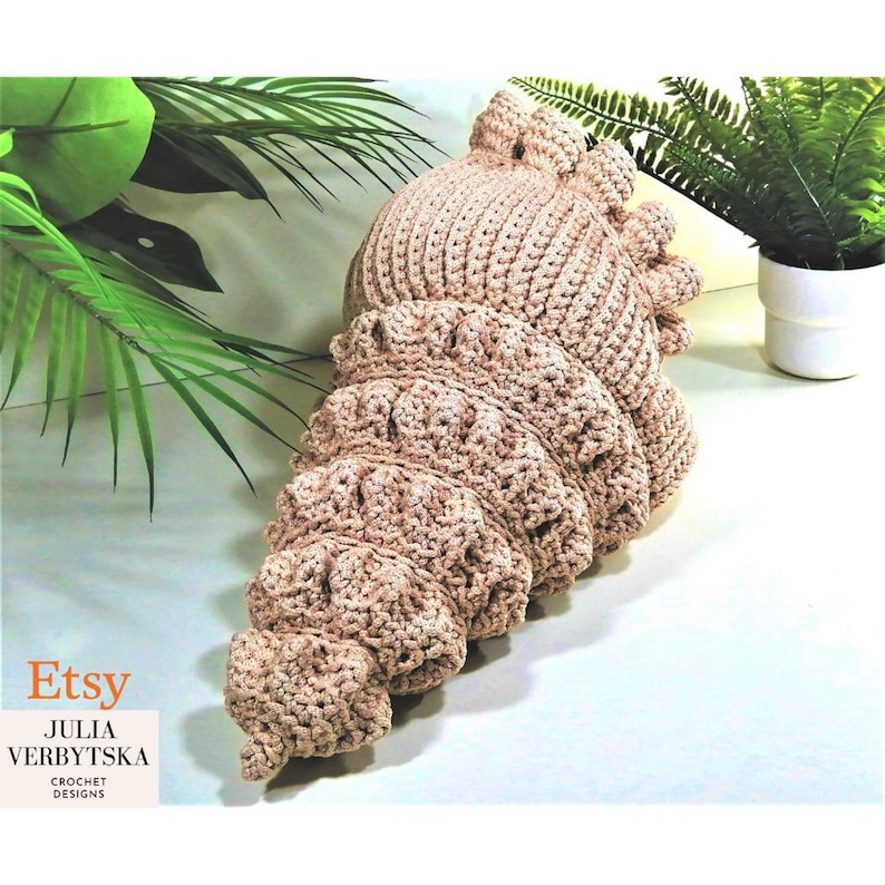 Sea Shell Crochet Basket PDF Pattern Tutorial - Etsy