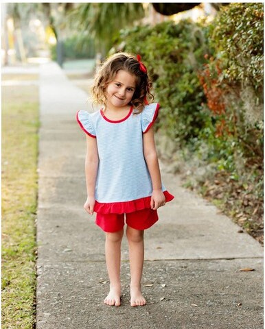 Girl's Crawfish Applique Set, Cute Crawfish Outfit, Fun Crawfish Girl's ...