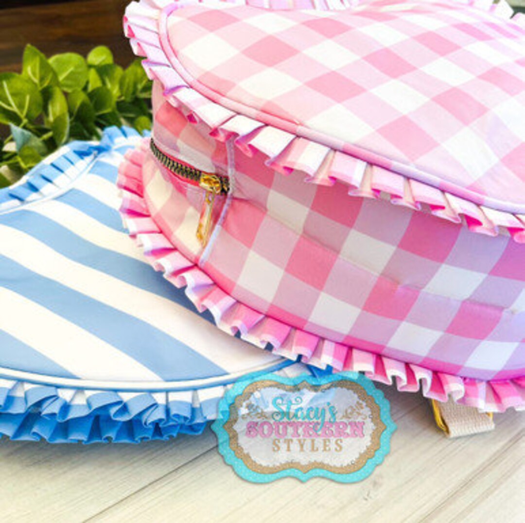 Heart Shaped Backpack, Personalized Backpack, Girl's Backpack, Heart ...