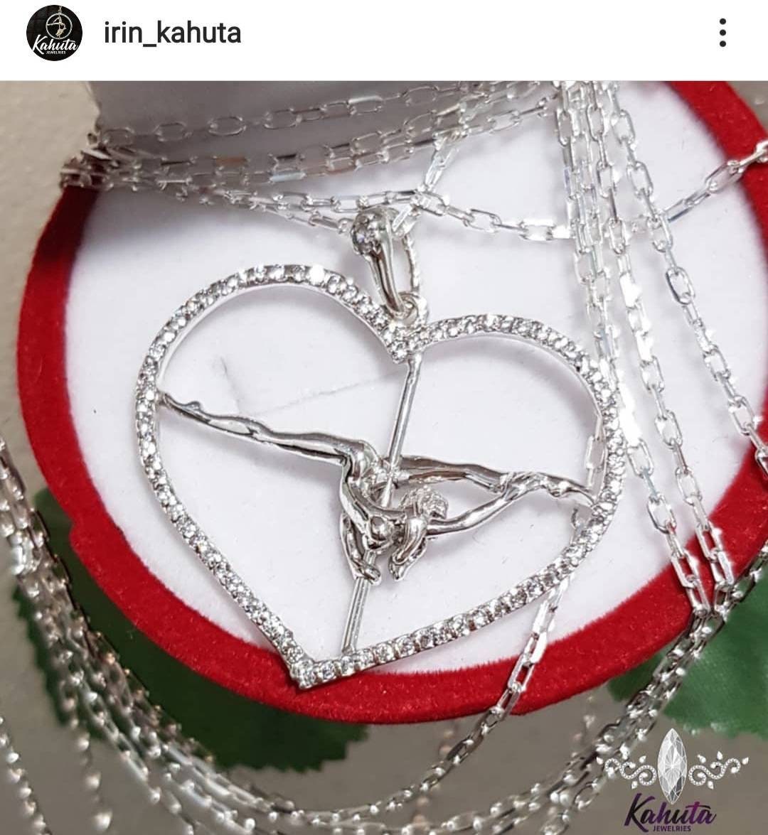 Pole Dance Pendant,sterling Silver,strip Dance, Sports Pendant, Girl ...