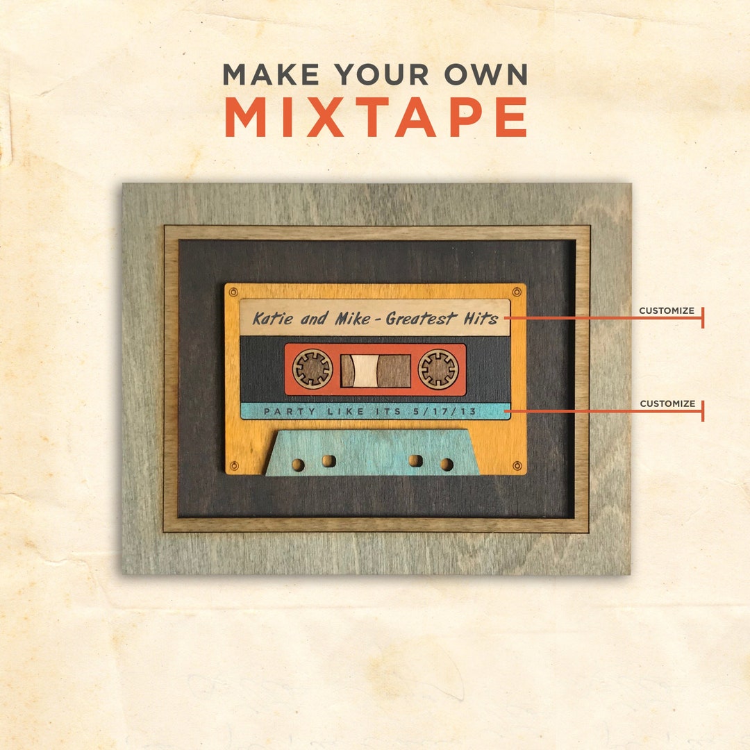 Customized Mixtape Wall Art - Etsy