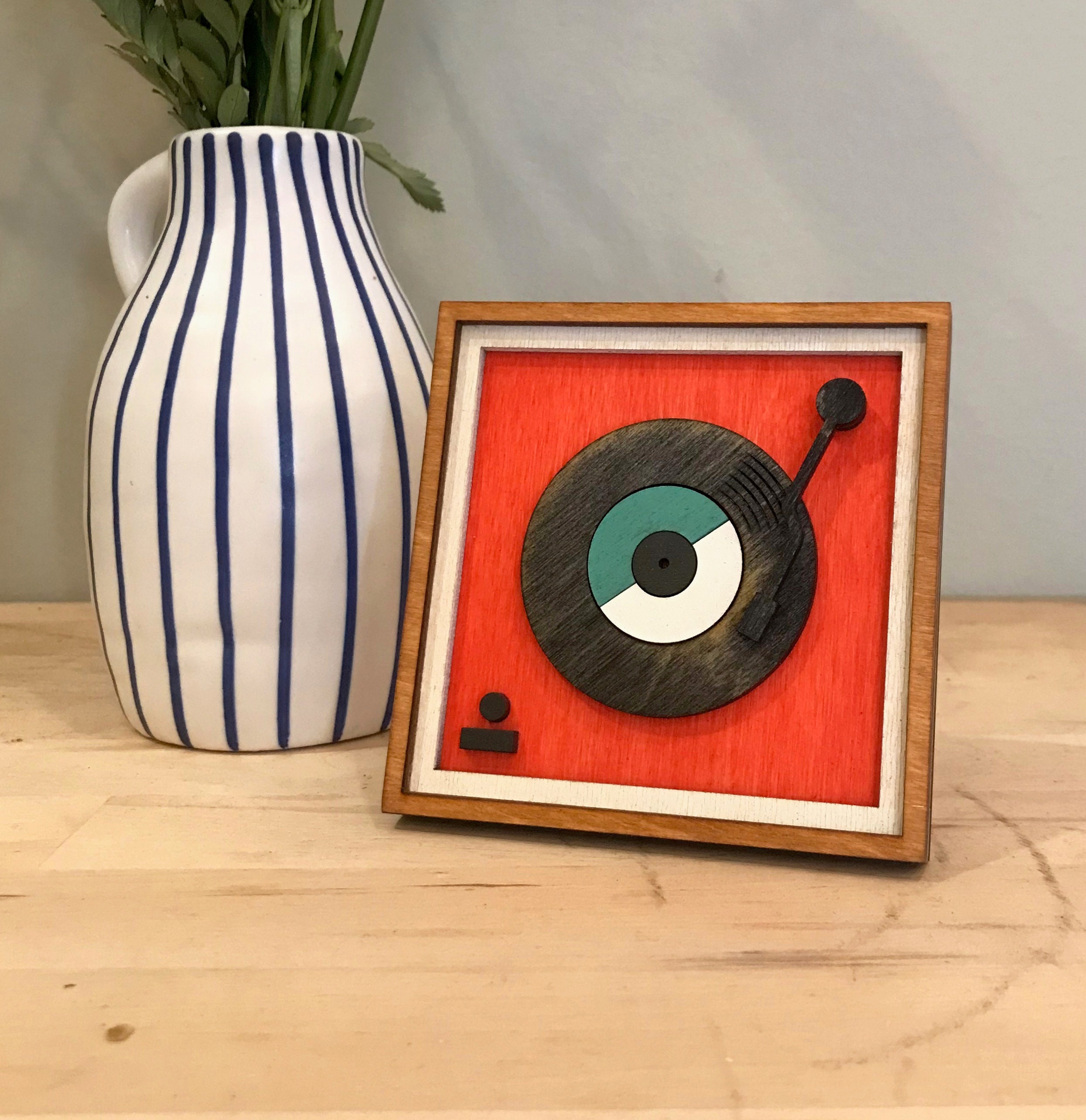 Record Player Desk Topper - Etsy