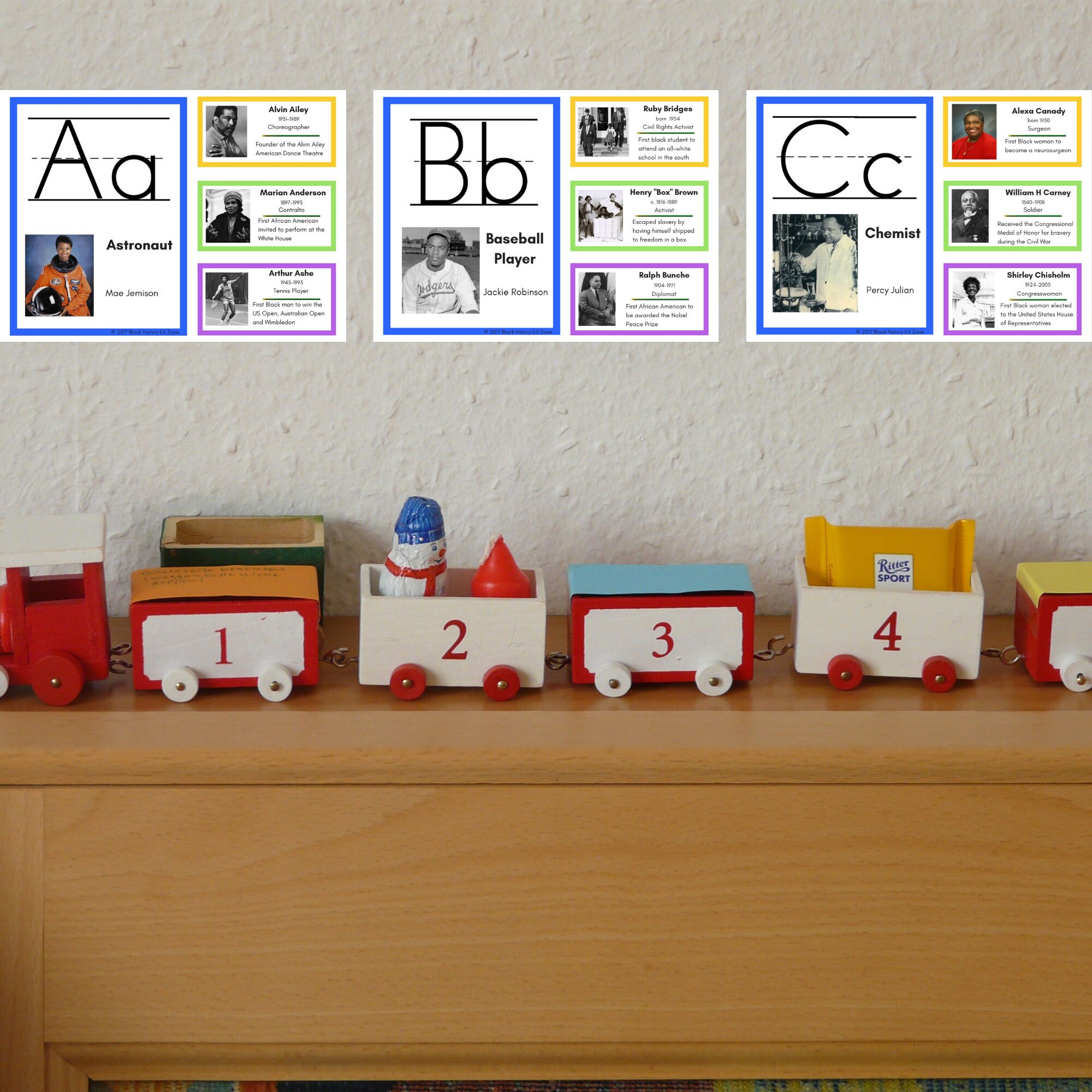 Black History ABC Cards | Alphabet Cards | Black History - Etsy