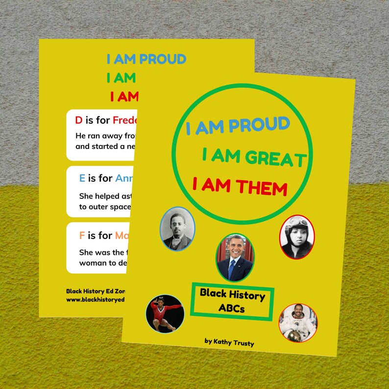 Alphabet Book | Black History ABC Book | Toddlers -first Grade - Etsy