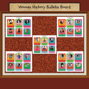 Great Black Women Printable, Bulletin Board Printable, Women History ...