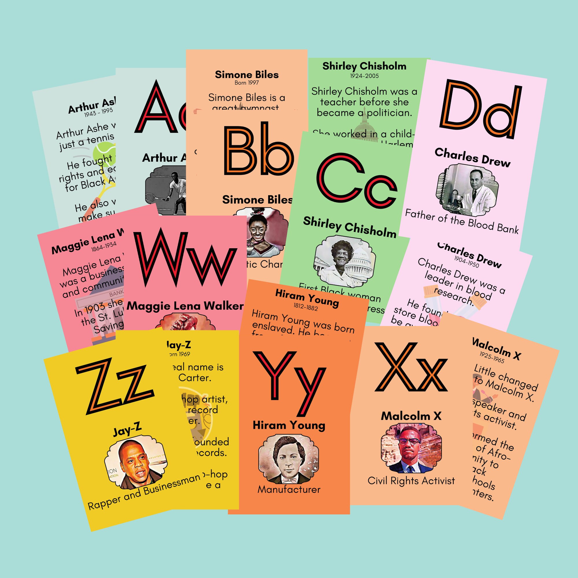 Black History Flash Cards at Angelina Chomley blog