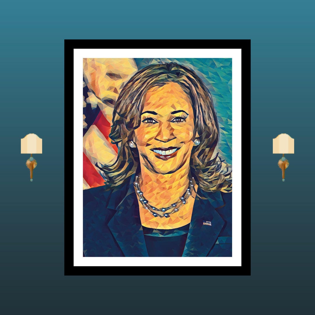 Kamala Harris Printable, Trailblazing Black Female Lawyer, Digital ...