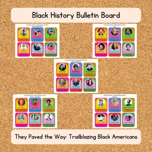 Famous African Americans Printable, Bulletin Board Printable, Black ...