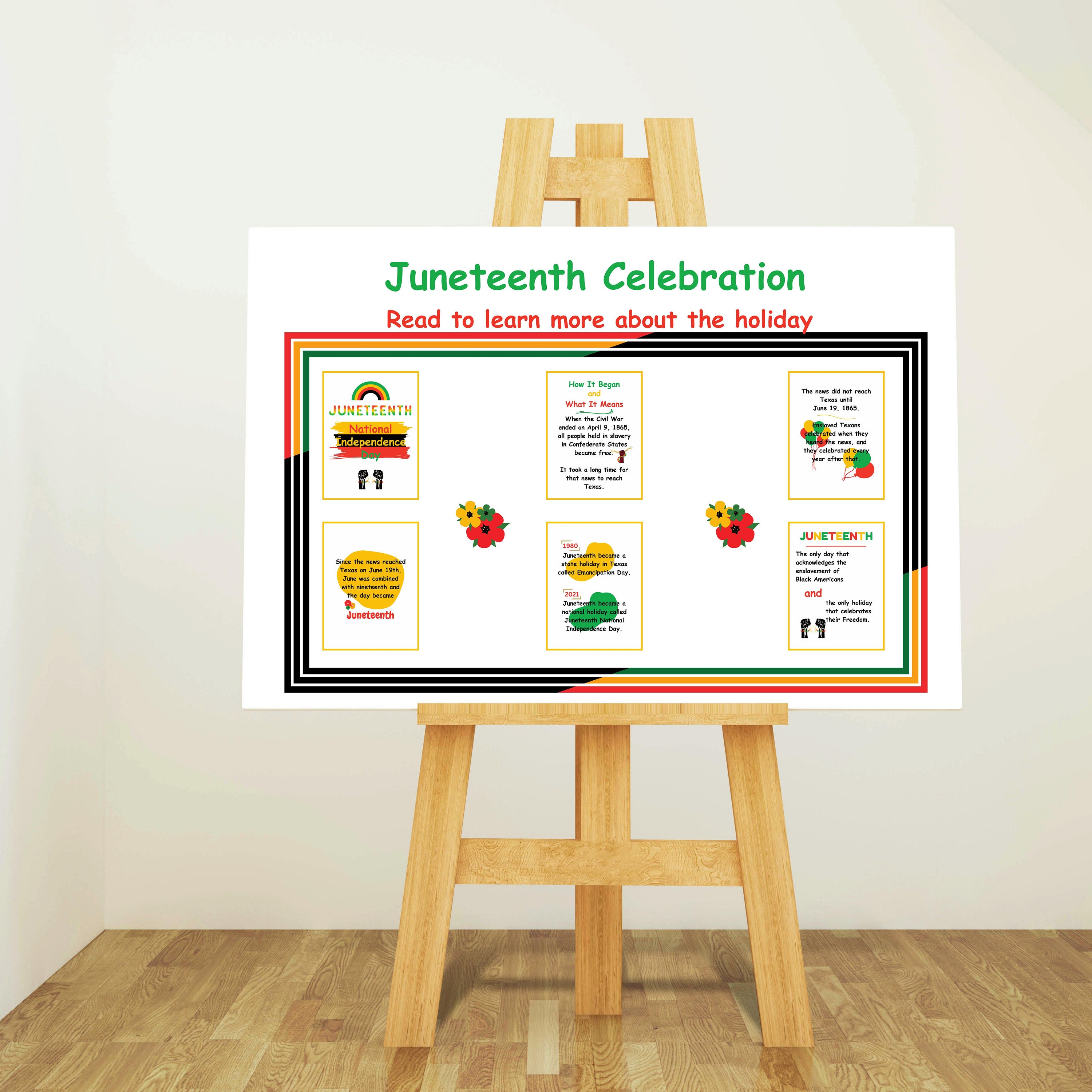 Juneteenth Printable Signs, Juneteenth Printable Posters, Juneteenth ...
