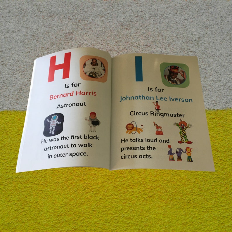 Alphabet Book | Black History ABC Book | Toddlers -first Grade - Etsy