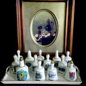 Vintage Collection of Miniature Porcelain Bells - Etsy