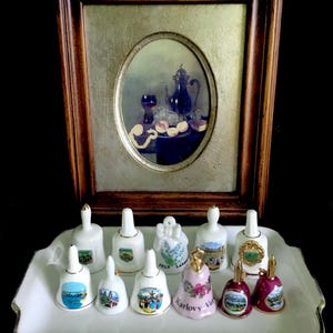 Vintage Collection of Miniature Porcelain Bells - Etsy