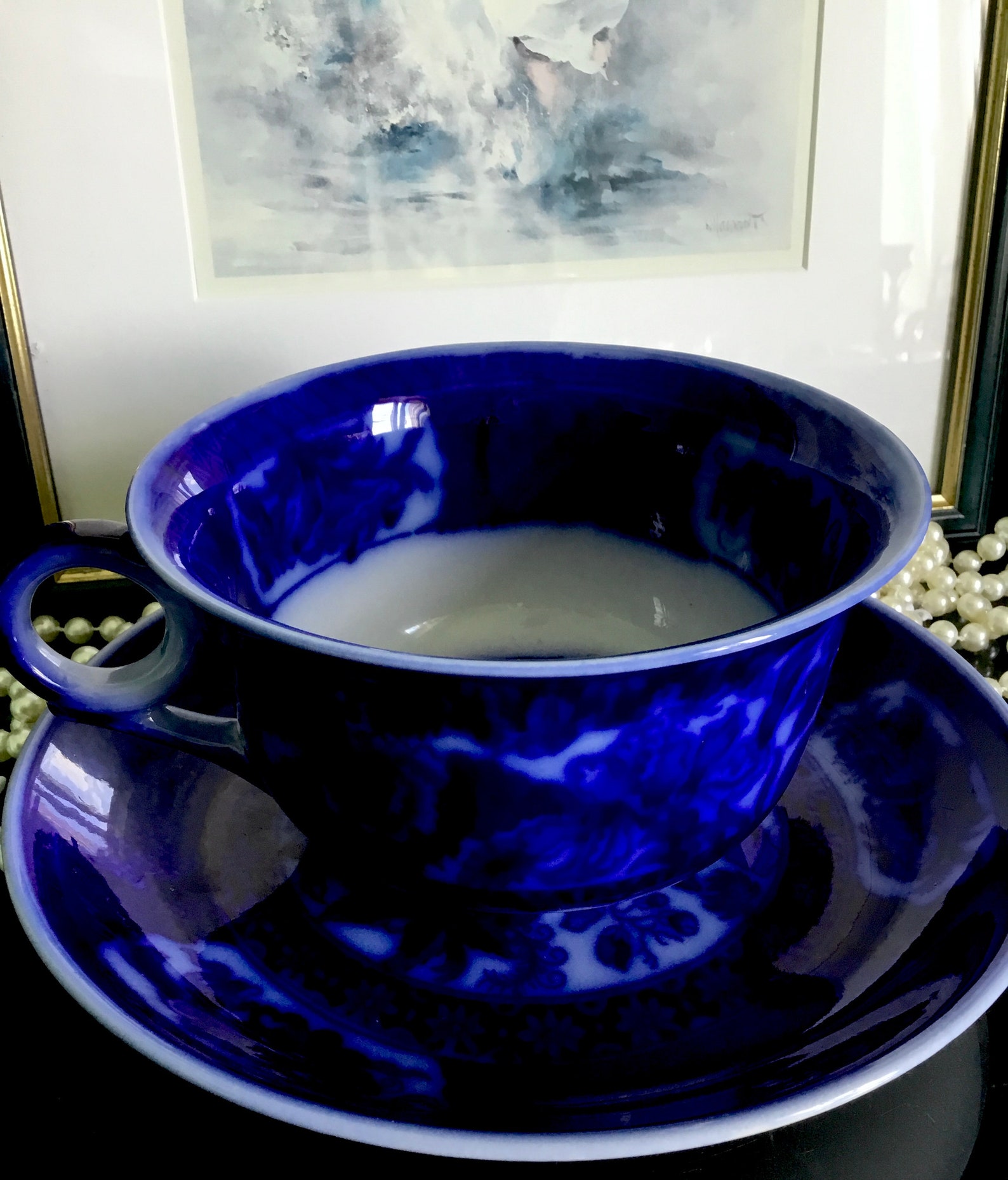 Petrus Regout Maastricht Ceramic Antique Large Soup Cup With - Etsy