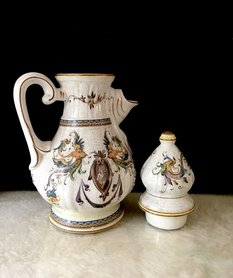 Italian Antique Water Jug in Ceramic - Etsy