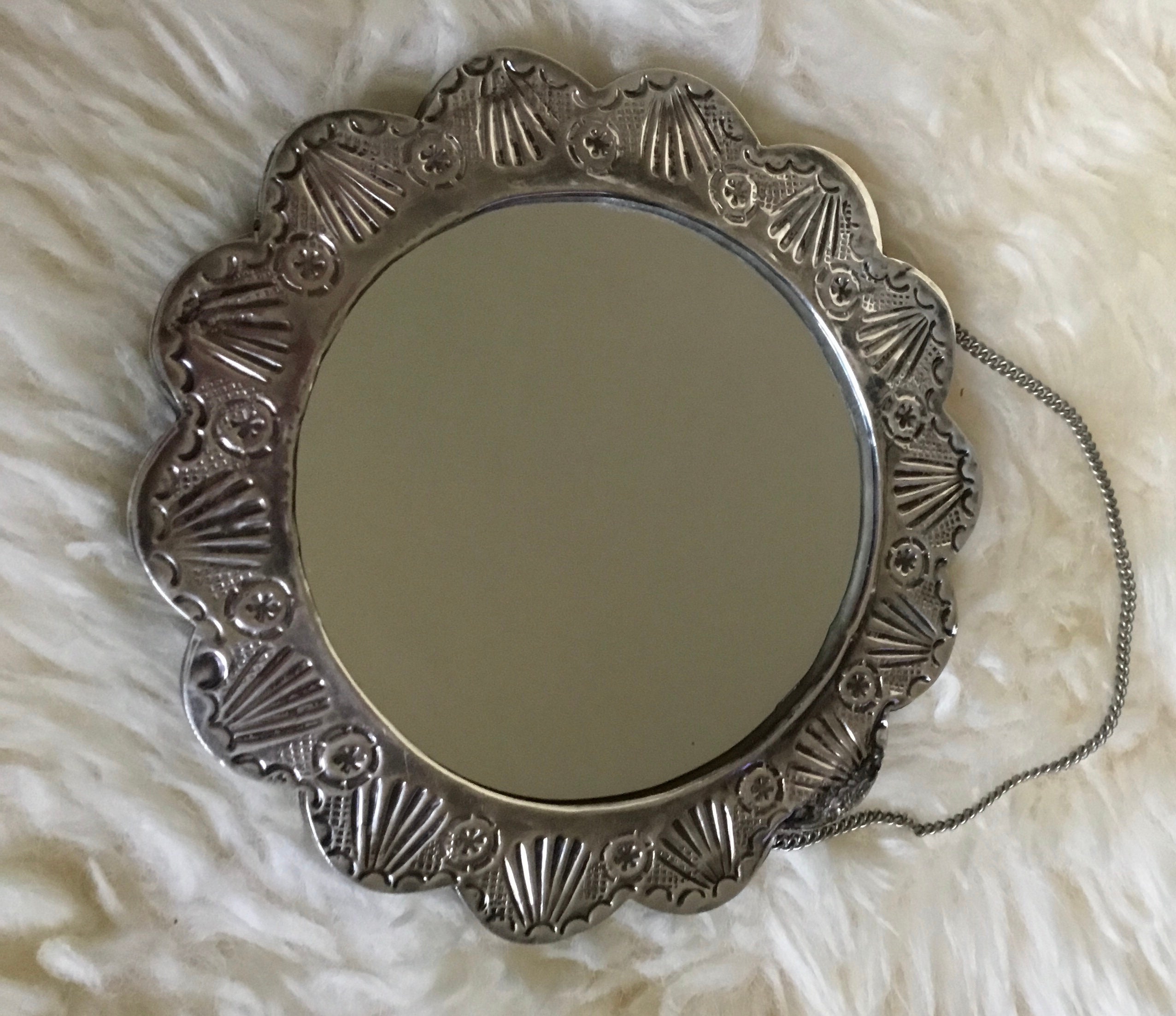 Antique Orhan Kenan Turkish Silver 900 Framed Wall Mirror | Etsy