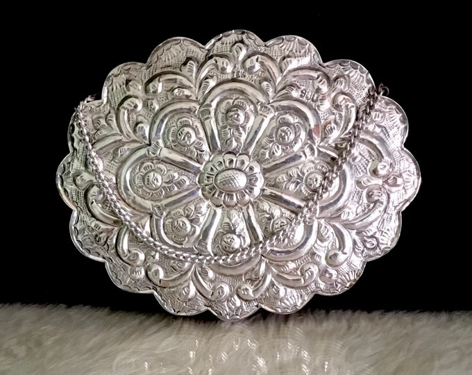 Antique Orhan Kenan Turkish Silver 900 Framed Wall Mirror - Etsy