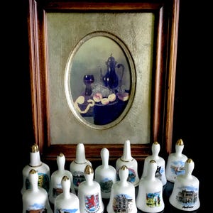 Vintage Collection of Miniature Porcelain Bells - Etsy