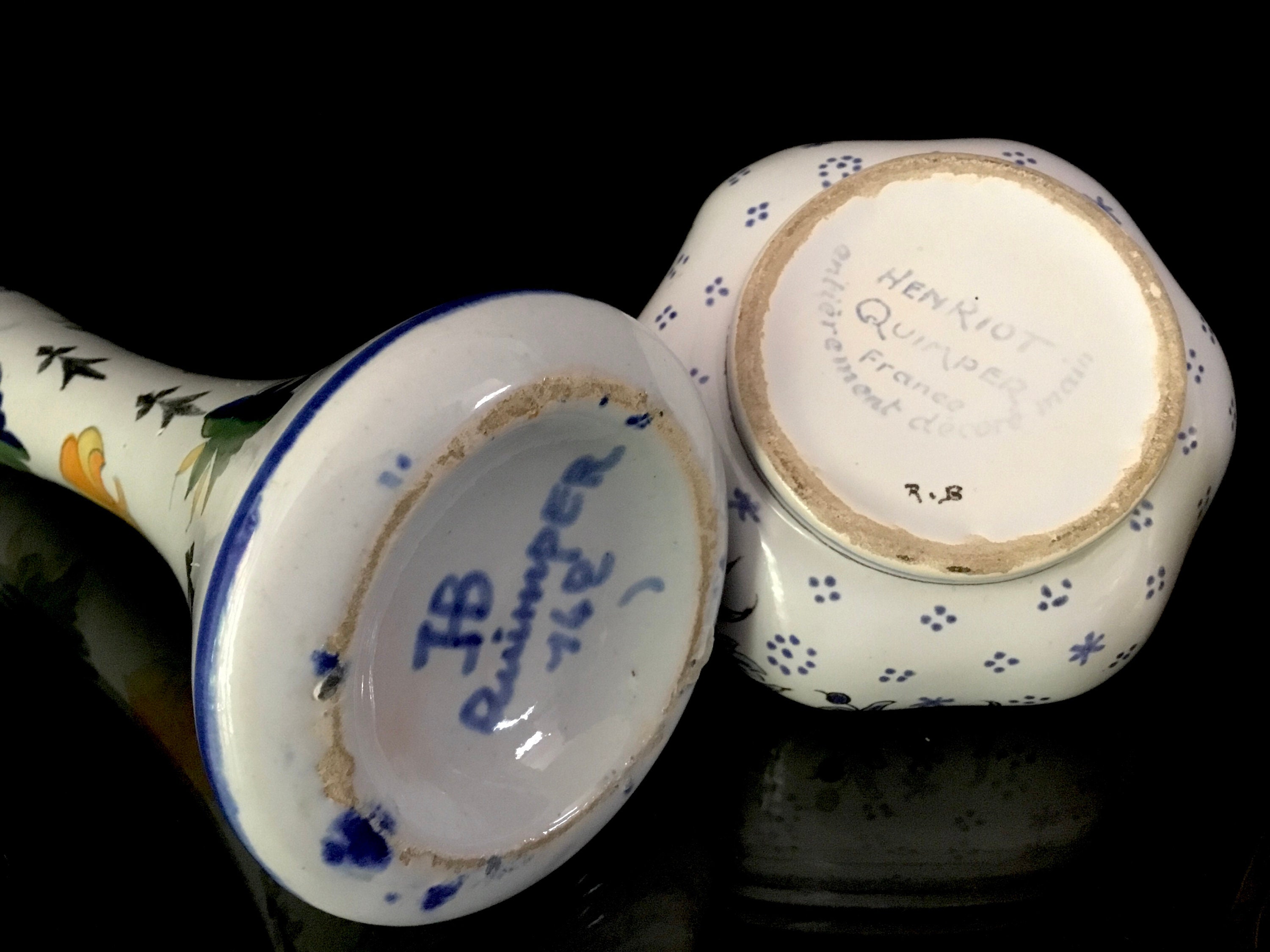 Faience Porcelain Quimper Porcelain Smell Lamp. | Etsy