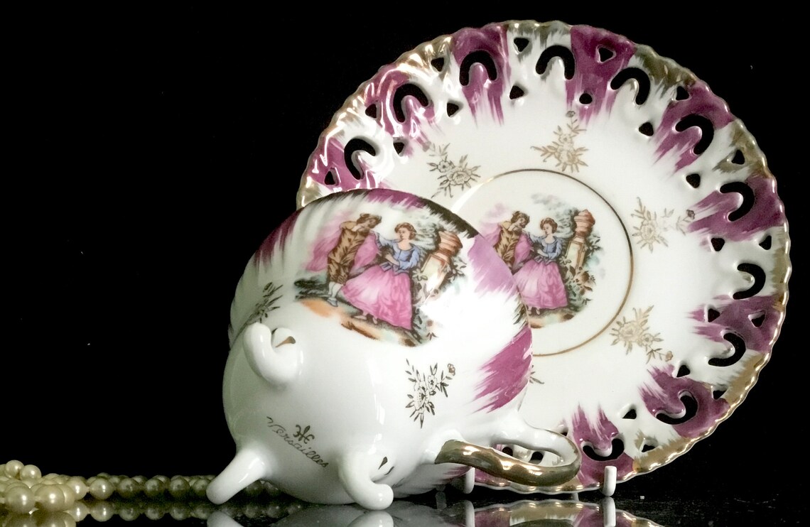 Art Nouveau French Porcelain Versailles Antique Romantic - Etsy