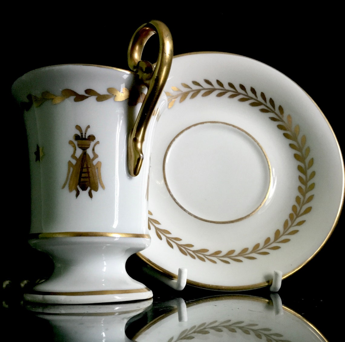 Limoges Porcelain Antique Tea Cup. Handmade With Signature . - Etsy