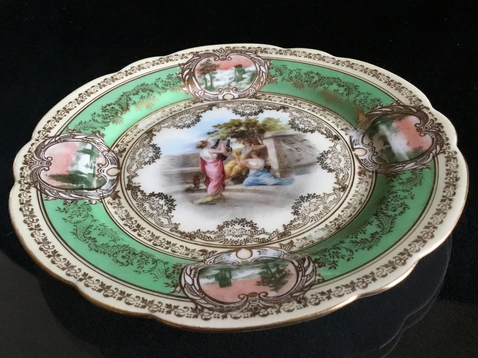 Royal Vienna Porcelain Antique Gorgeous Dish From 1800. Rare | Etsy