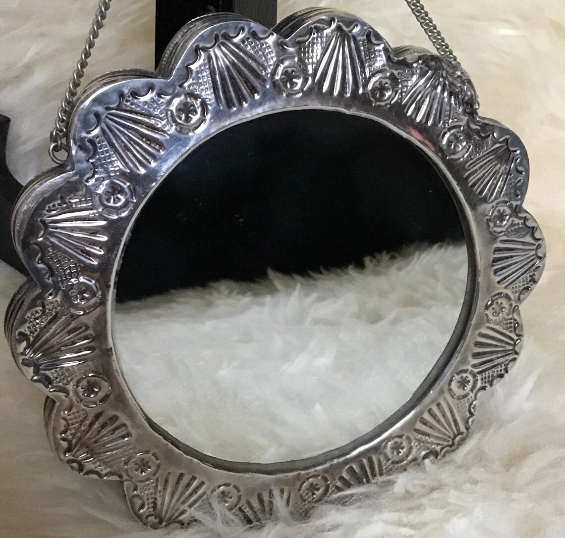 Antique Orhan Kenan Turkish Silver 900 Framed Wall Mirror | Etsy