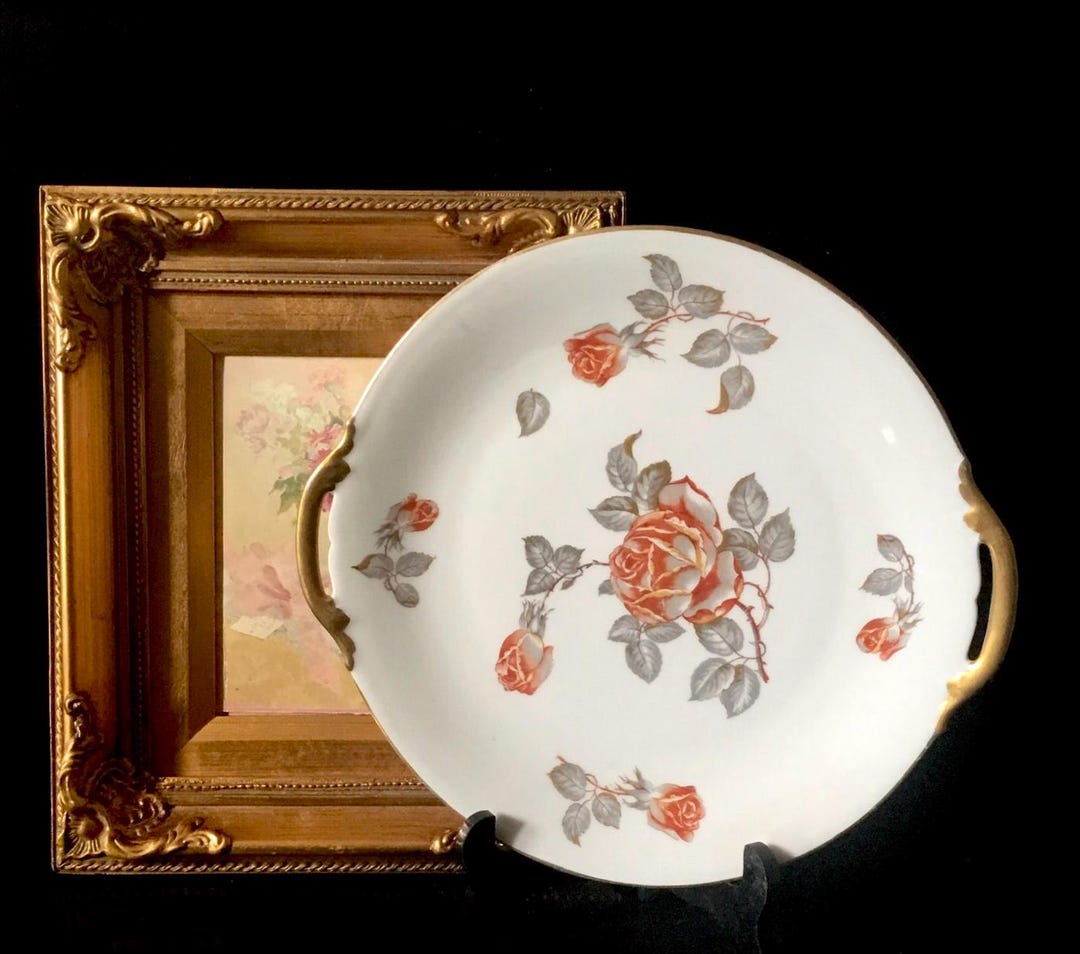 Baranger Reboisson Limoges Porcelain Antique Nostalgic Floral Bowl. Art ...