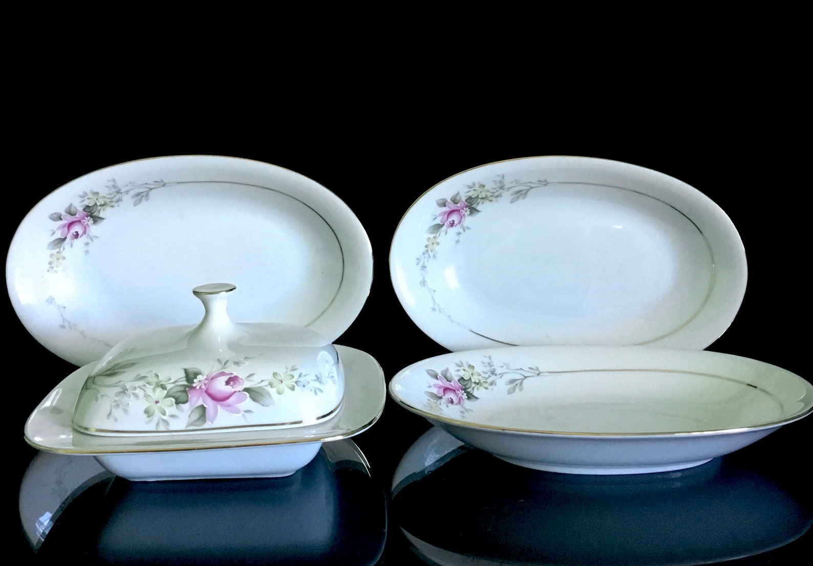 Bavaria Marktredwitz Jaeger & Co Vintage Floral Tea Set - Etsy