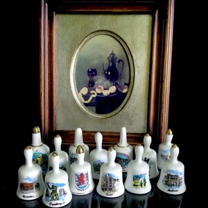 Vintage Collection of Miniature Porcelain Bells - Etsy