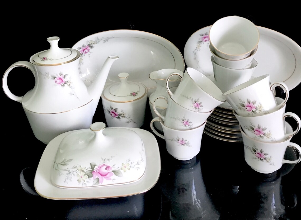 Bavaria Marktredwitz Jaeger & Co Vintage Floral Tea Set - Etsy