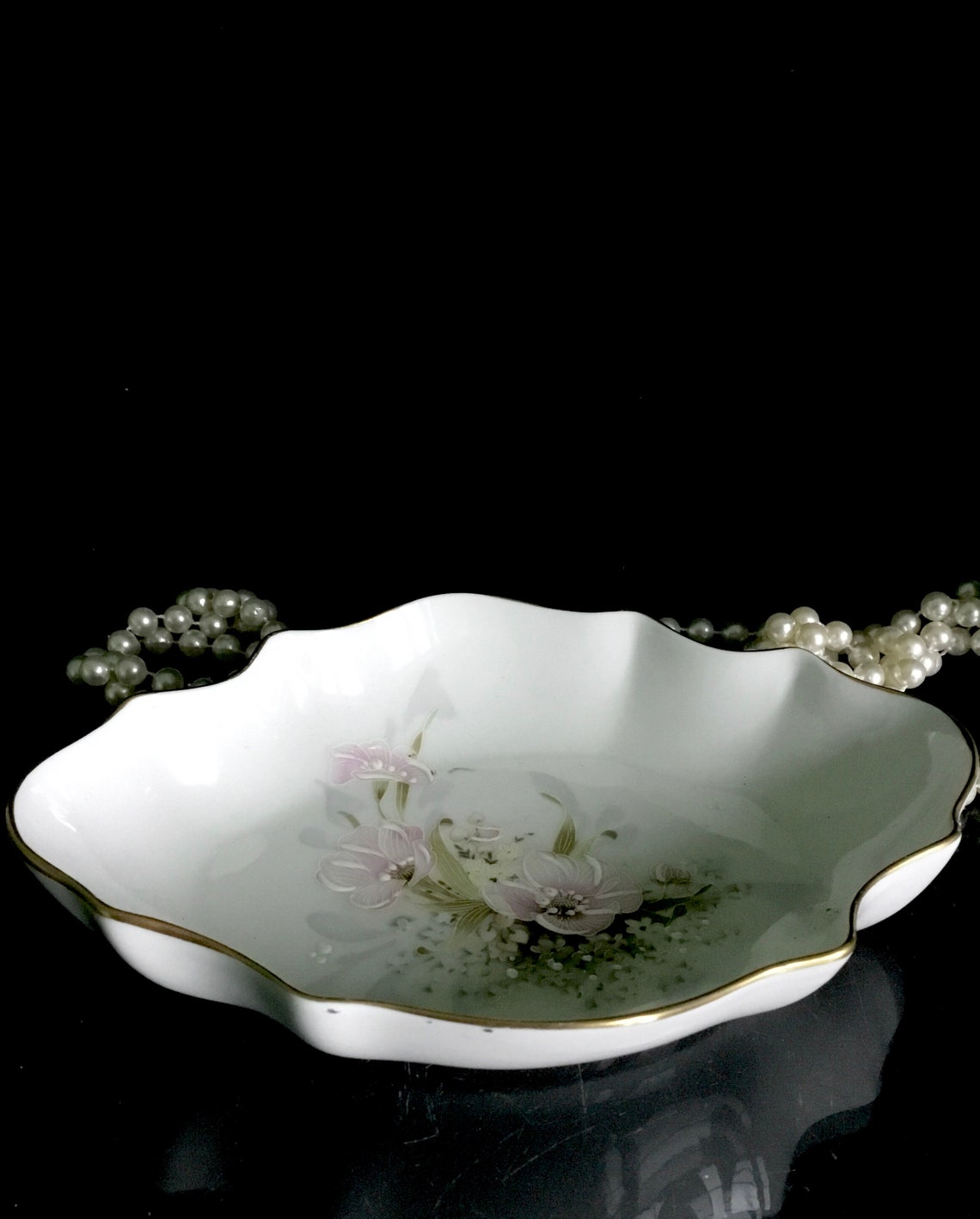 Limoges Porcelain Vintage Floral Set - Etsy