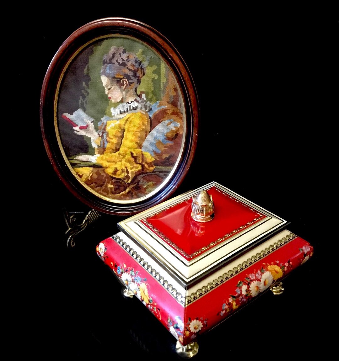 Vintage Chocolate Tin Box, Holland Chocolate Tin Box, Jamin Oosterhout ...