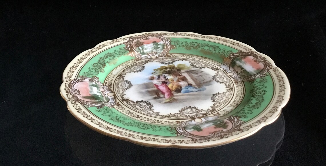 Royal Vienna Porcelain Antique Gorgeous Dish From 1800. Rare | Etsy