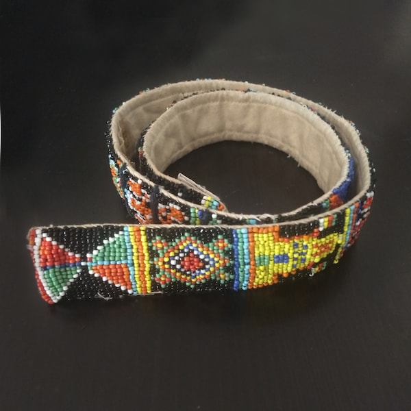 Mexican Beaded Belt - Etsy
