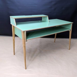 Piano Desk With Monitor Stand, Custom Sound Recording Studio Table ...