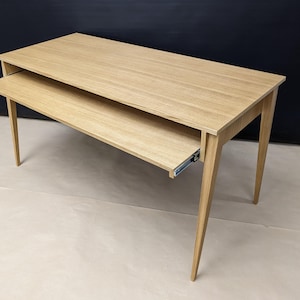 Music STUDIO DESK, Custom Sound Recording Table, Wood Furniture, Oak ...