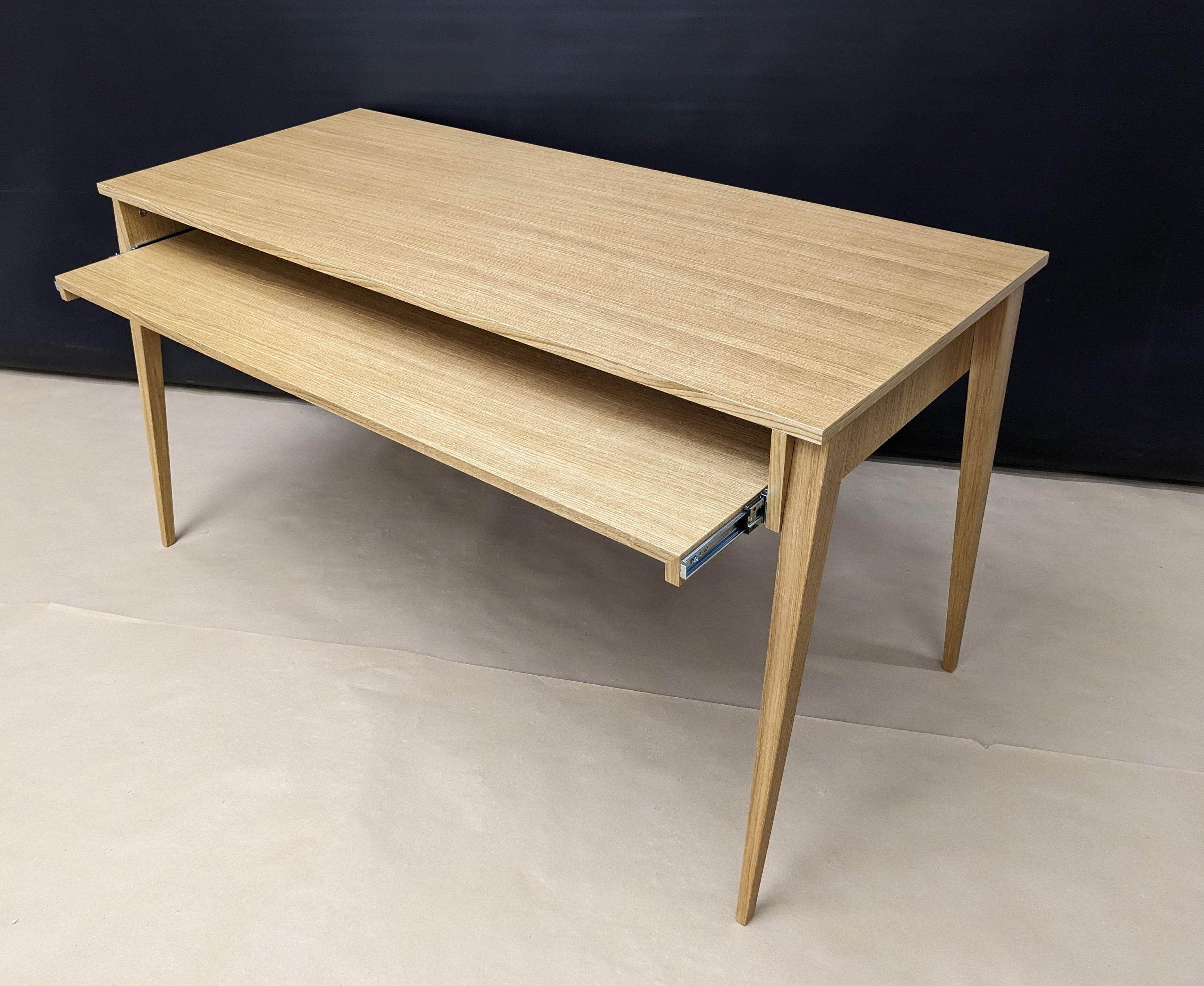 STUDIO DESK, Custom Sound Recording Table, Wood Furniture, Oak Veneered ...