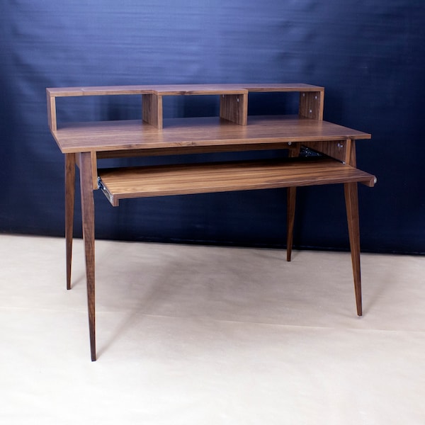 Studio Desk With Keyboard Tray - Etsy