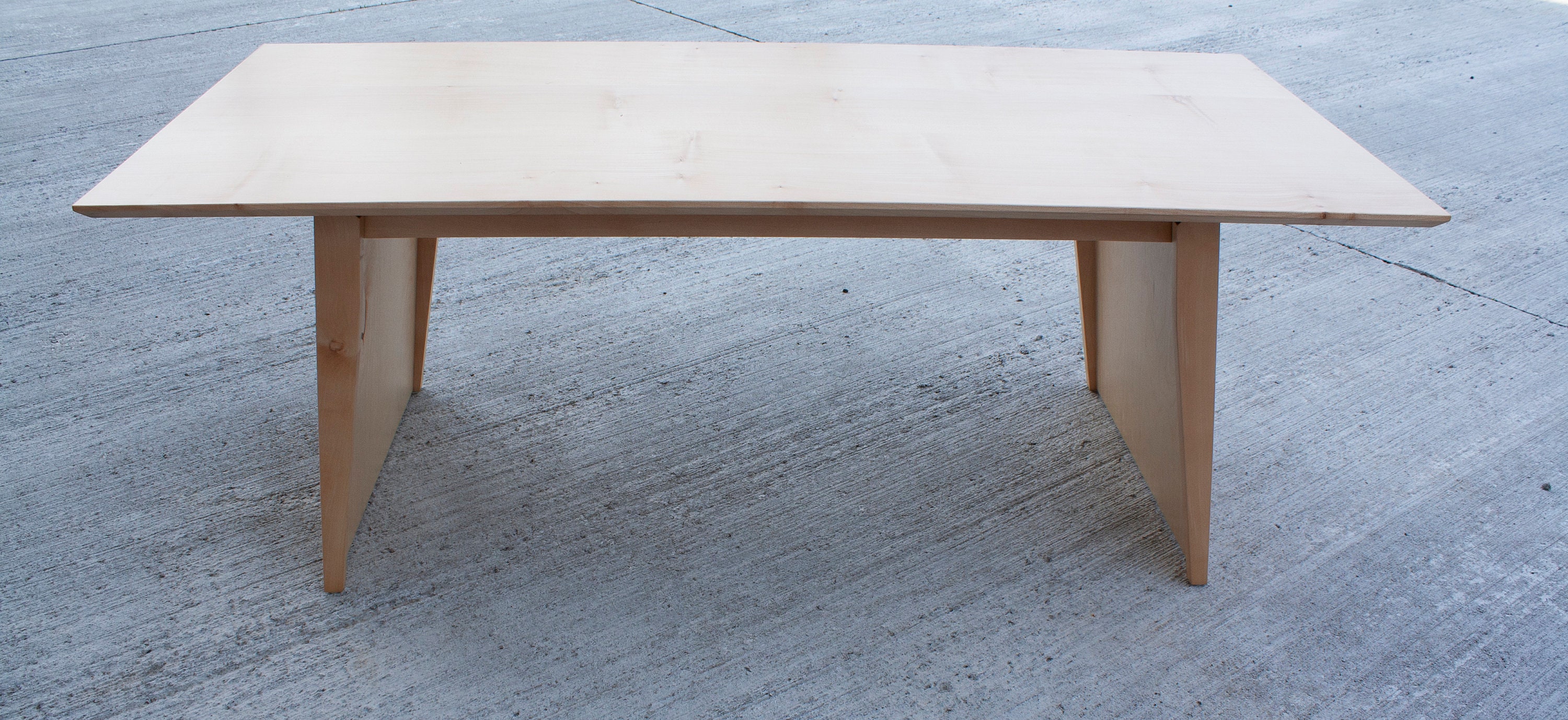 MAPLE FOLDING Coffee Table With Golden Stripes, Size Shape Wood Finish ...