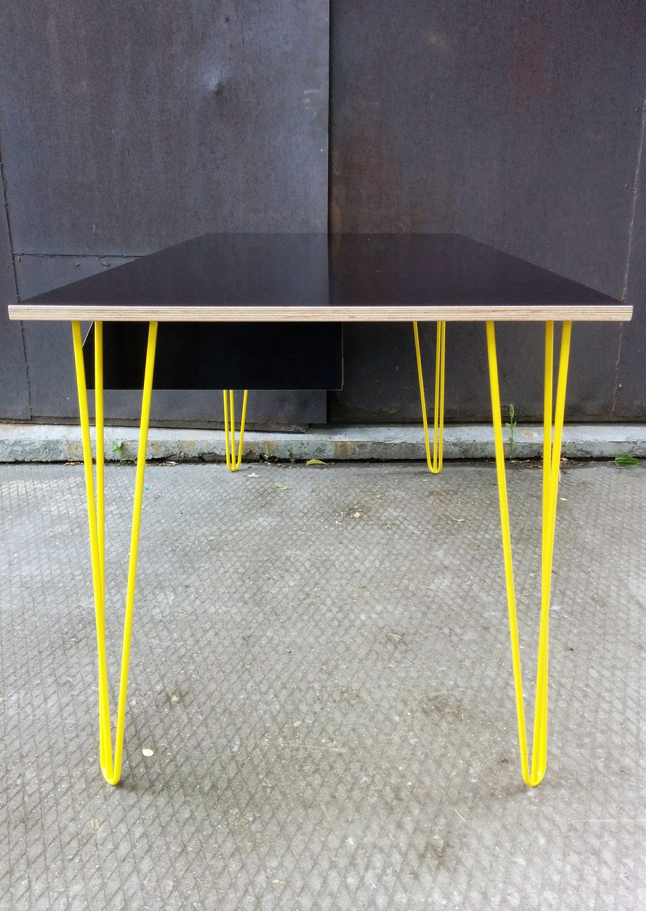 Piano Drawer Stand With Yellow Hairpin Legs, Sound Recording Studio ...