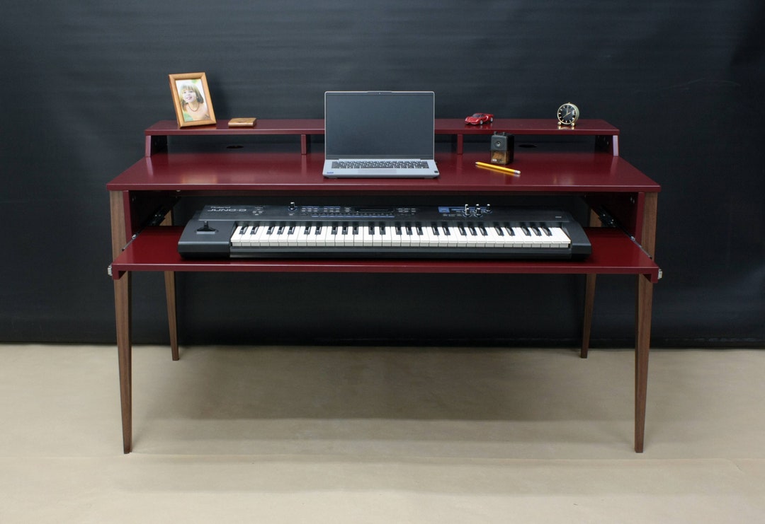 Music Desk With Monitor Stand, Custom Sound Recording Studio ...
